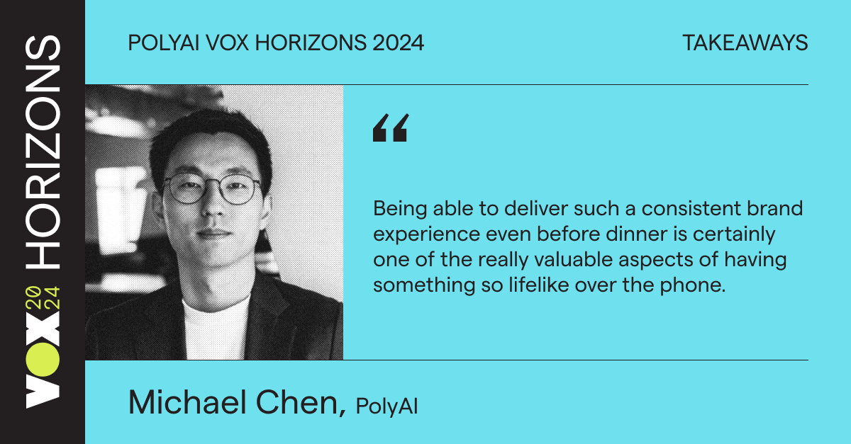 PolyAI VOX 2024 Horizons recap