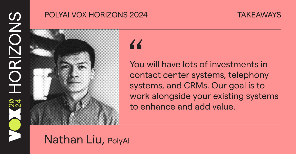 PolyAI VOX 2024 Horizons recap